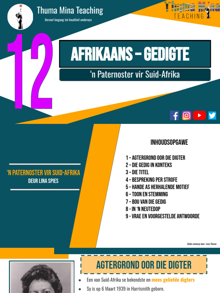 N Paternoster Vir Suid-Afrika - LMT | PDF