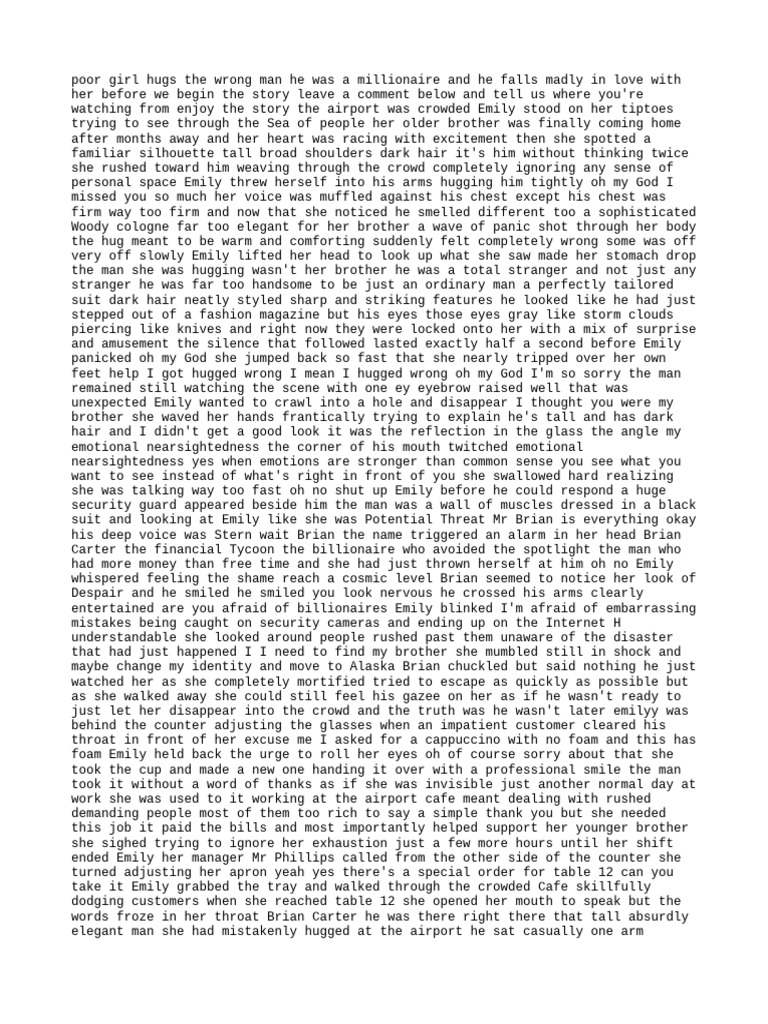 MILLIONAIRE Receives A Hug by Mistake From A POOR GIRL and Discovers ...