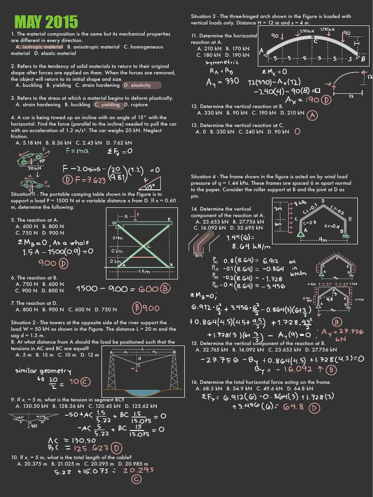 Solved Problems in Structural Design | PDF | Deformation (Engineering ...