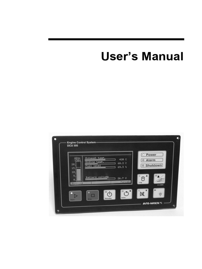 DCU 305 R1 User's Manual | PDF | Switch | Computer Terminal