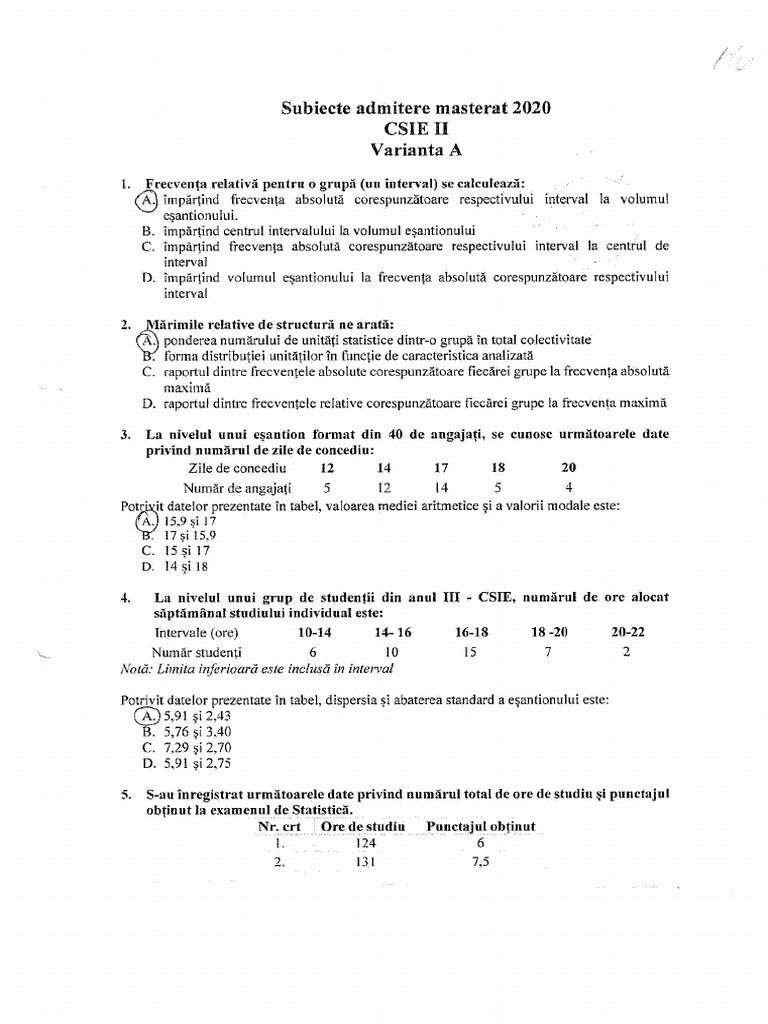 Csie-2-1 2020 | PDF