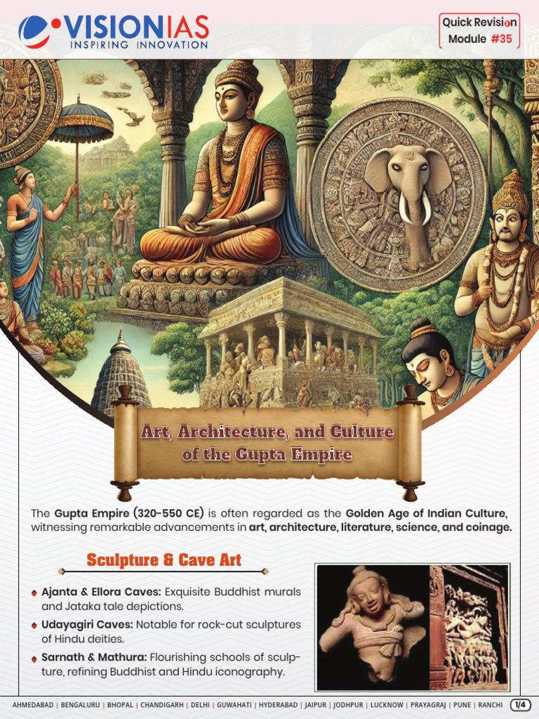 Gupta Empire: Art, Culture, and Decline | PDF | Coins | Sanskrit