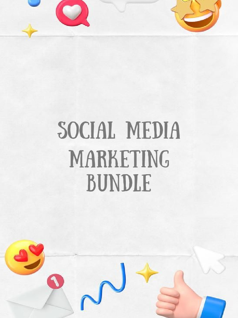 Social Media Marketing Bundle | PDF | Hashtag | Social Media