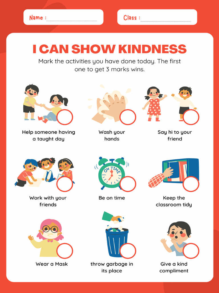 I Can Show Kindness | PDF