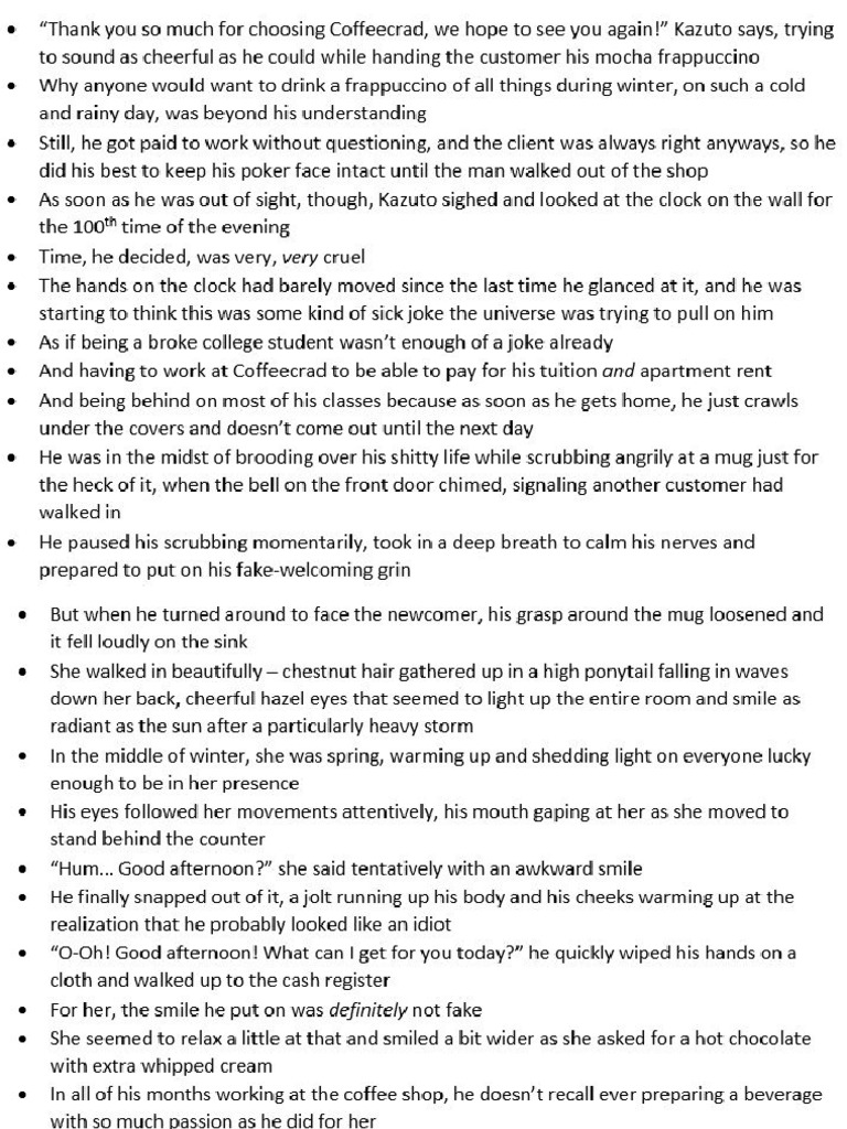 Barista Kazuto and Dog Walker Asuna | PDF