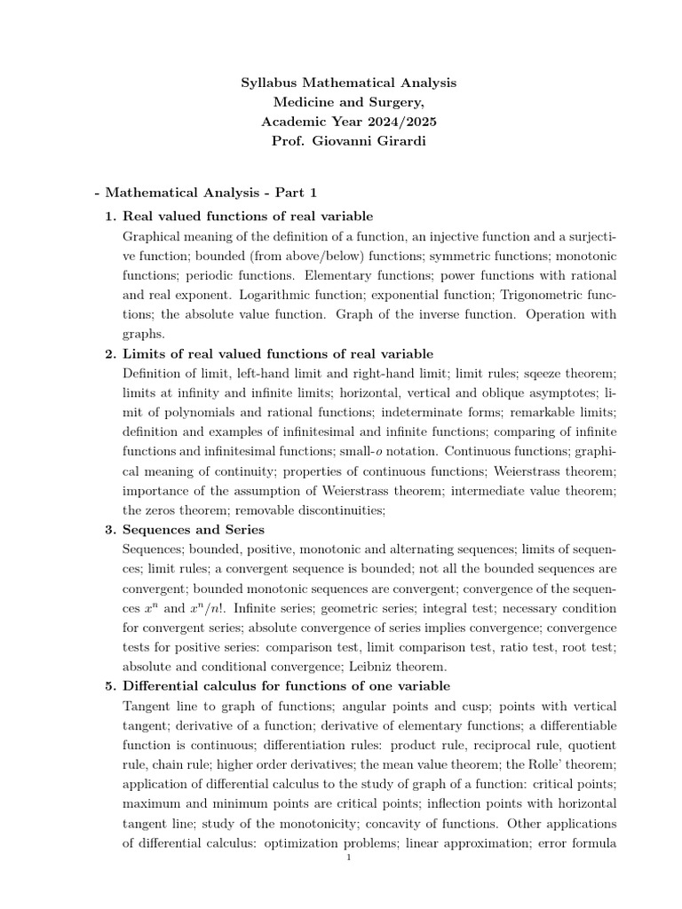 Squeeze Theorem in Mathematical Analysis | PDF | Derivative | Function ...