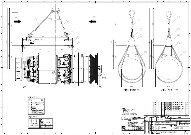 FR52 Lifting Tool - Assembly Drawing | PDF