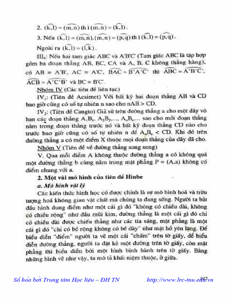 phan II - Hinh học so cap - 5 | PDF