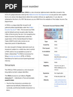 Dummy PAN Card for Testing | PDF