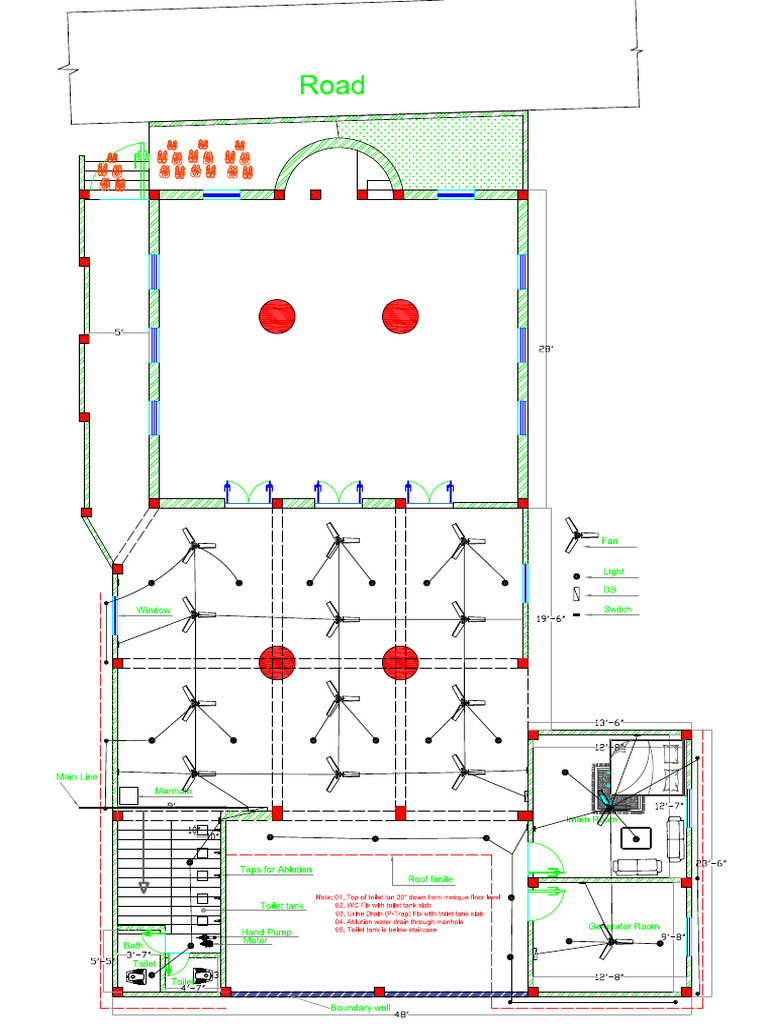 Mosque Fan & Light Piping | PDF