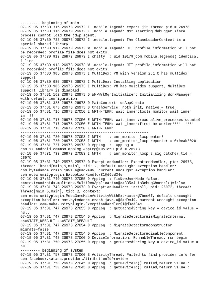 ML Logcat 1752892672142 | PDF | Java (Programming Language) | Mobile App