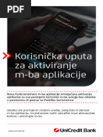 Upute Za Korištenje RBA mBIZ Servisa Za Poslovne Subjekte | PDF
