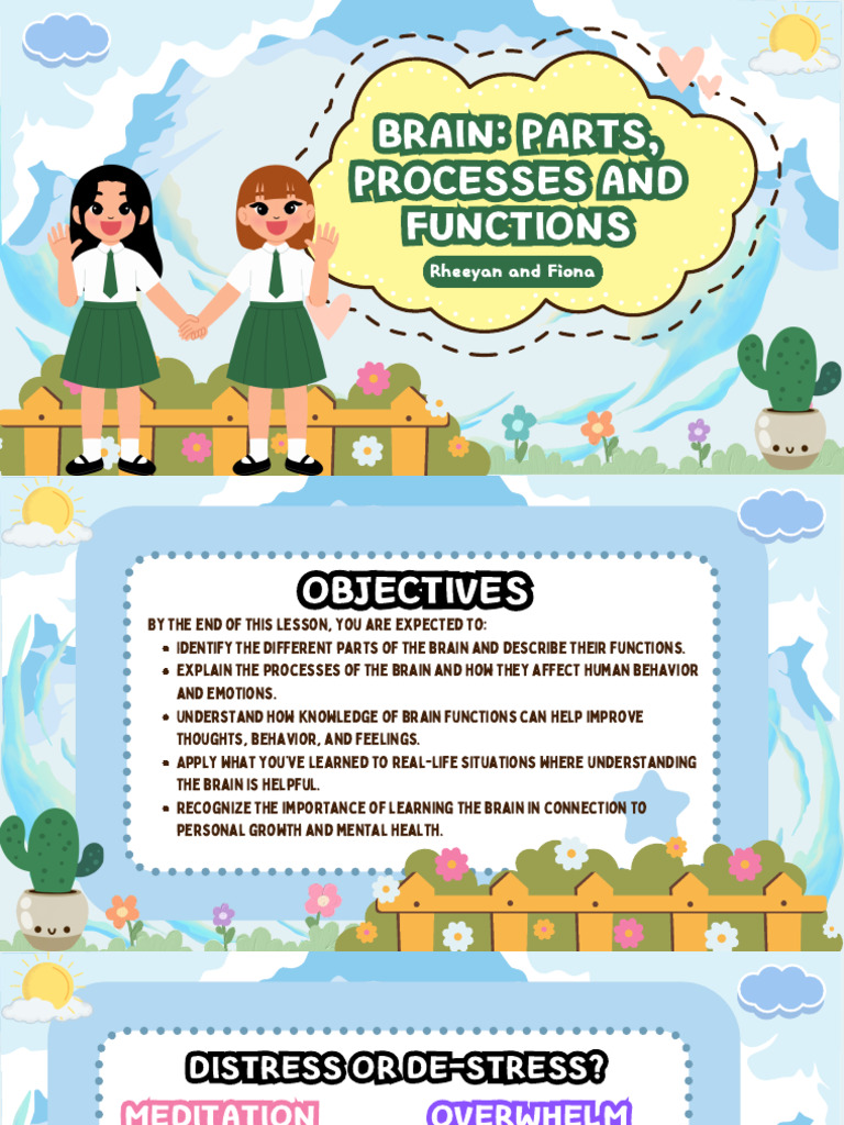 Lesson 11 - Brain Parts, Processes and Functions - Abia&Baliwag. | PDF ...