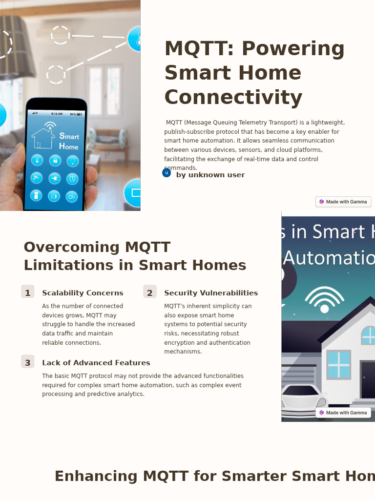 MQTT Powering Smart Home Connectivity | PDF | Home Automation ...