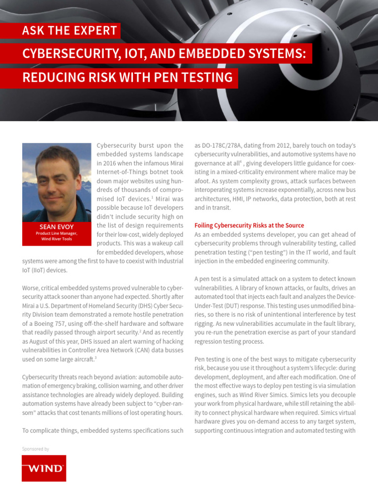 Ask The Expert-IoT, Cyber Security & Embedded Systems | PDF | Computer Security | Security