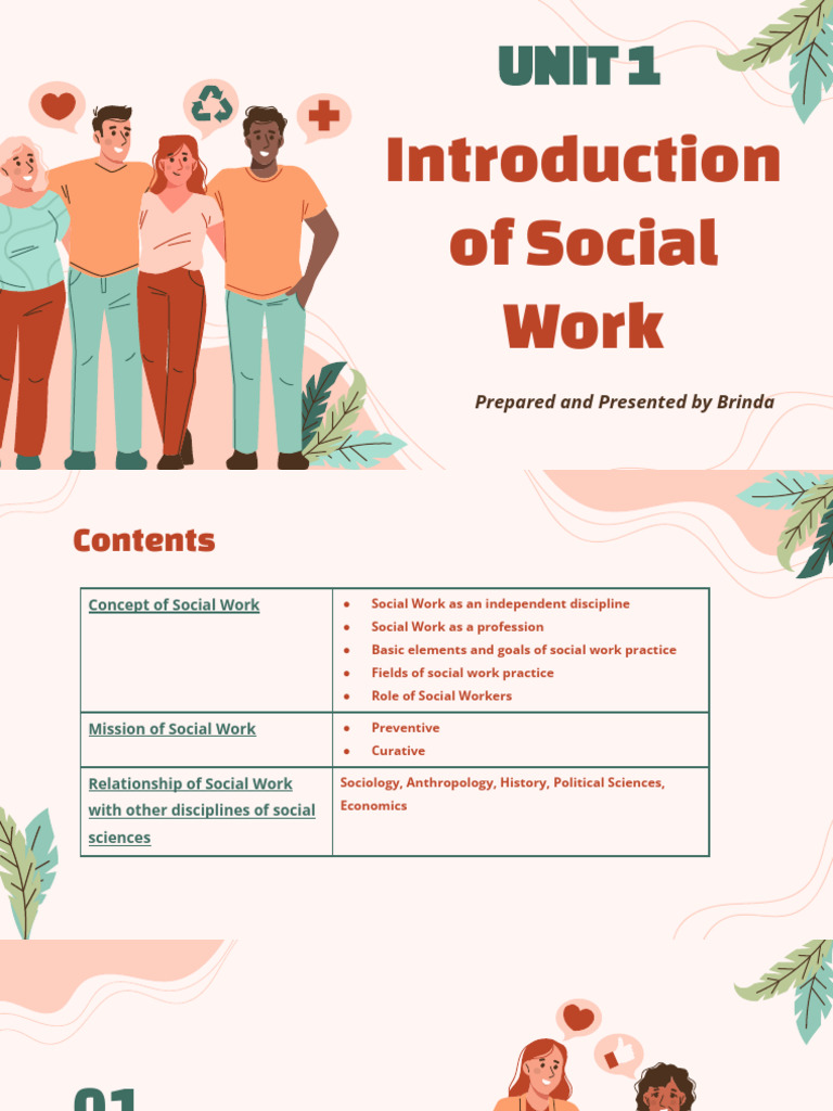 6773ee25f43dbc3cefa67b9dUNIT 1 Introduction of Social Work | PDF ...