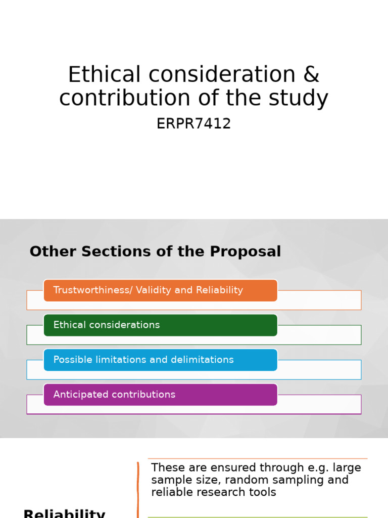 Ethical Considerations in Research Validity | PDF | Validity ...