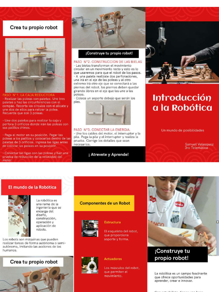 Triptico Robotica | PDF