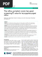 Reflux Severity Index Patient Questionnaire | PDF | Gastroesophageal ...