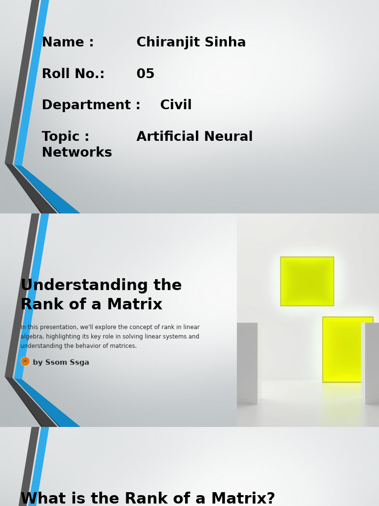 Understanding The Rank of A Matrix (Autosaved) | PDF | Matrix (Mathematics) | Functions And Mappings