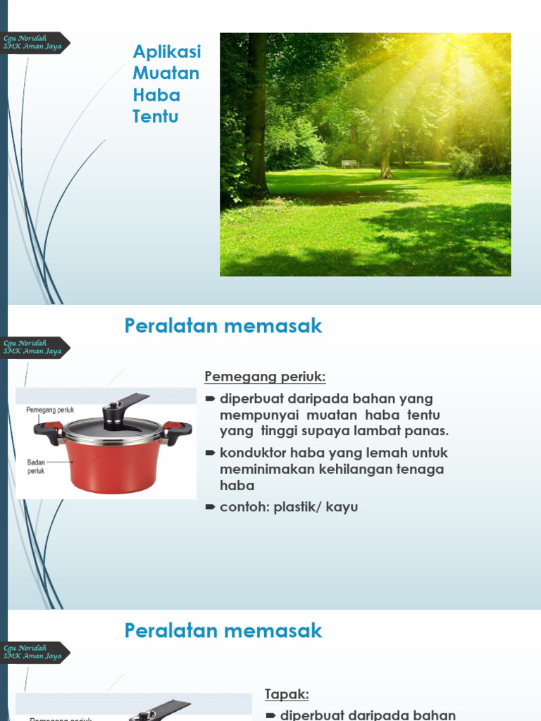 Aplikasi Muatan Haba Tentu | PDF