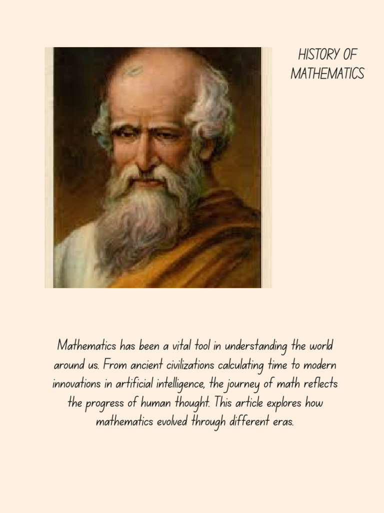 Document - The Fascinating History of Mathematics Explained | PDF ...