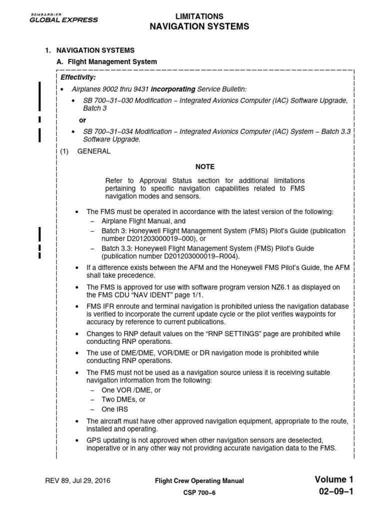 MNPS Navigation System Guidelines | PDF | Instrument Flight Rules ...