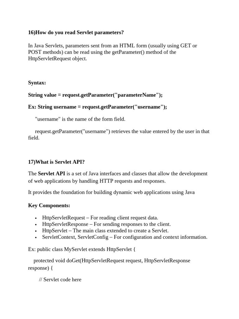 Mid2 WT - Answer Key (2marks) | PDF | Java Script | Software Engineering