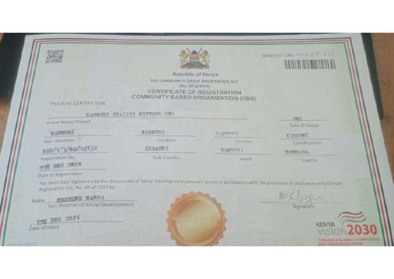 BCN Certificate | PDF