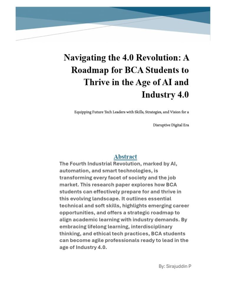 Navigating The 4.0 Revolution | PDF | Artificial Intelligence | Intelligence (AI) & Semantics