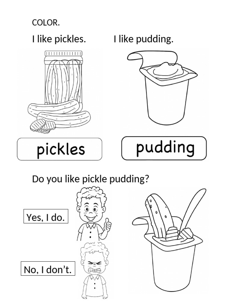 Do You Like Pickles Part 01 | PDF