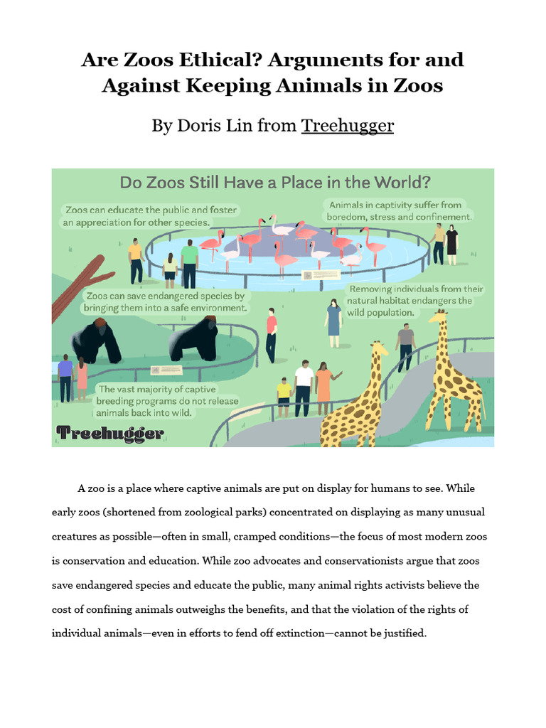 Reading-Are Zoos Ethical? | PDF | Zoo | Animal Welfare