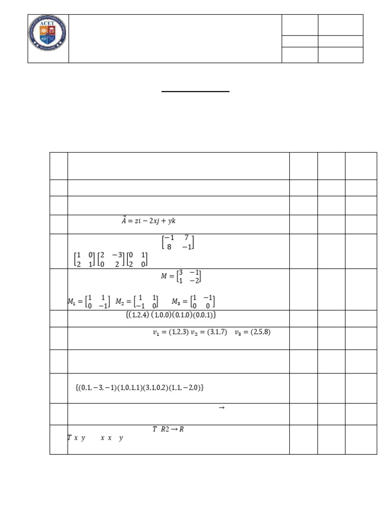 2nd Sem Assignment - 2 PDF | PDF | Linear Map | Linear Subspace