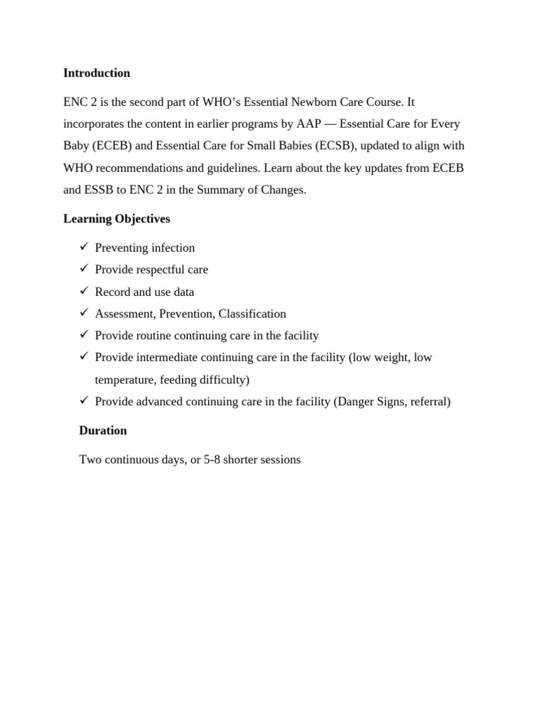 Overview of ENC 2 Course Updates | PDF