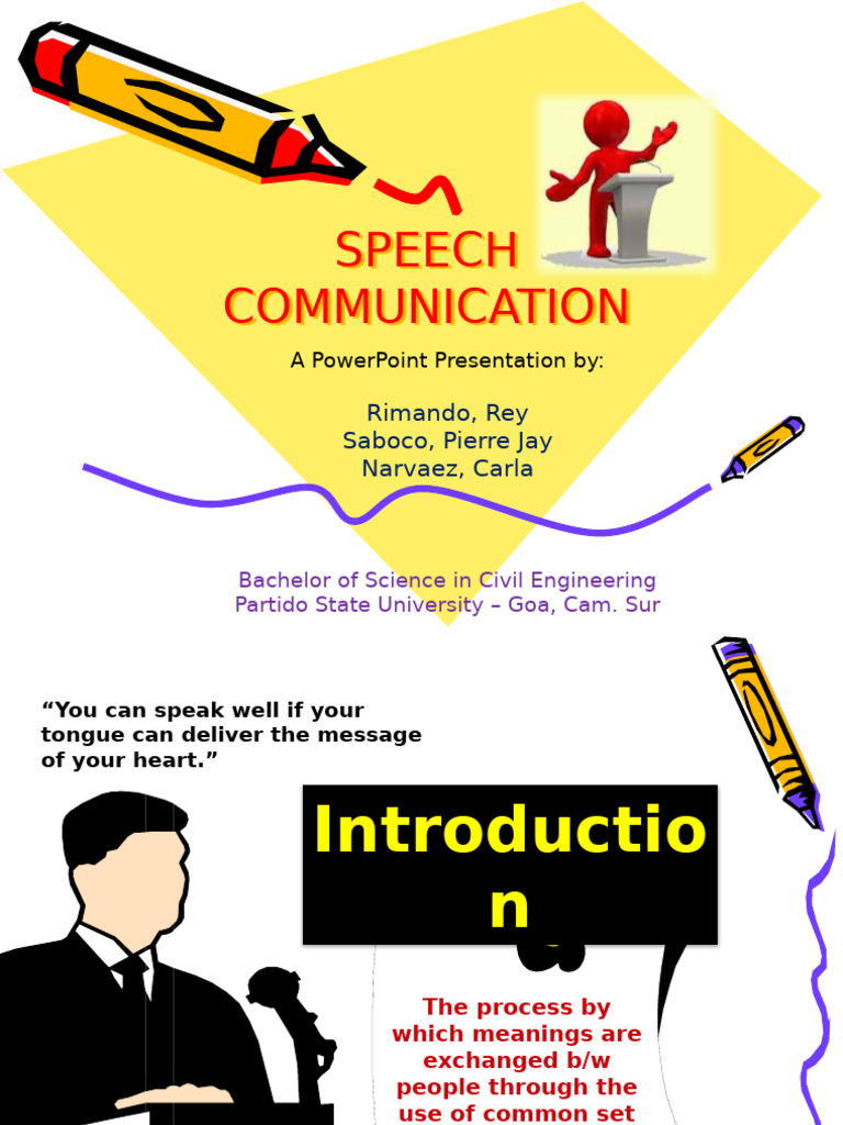 Speech Communication Essentials Guide | PDF | Communication | Anxiety