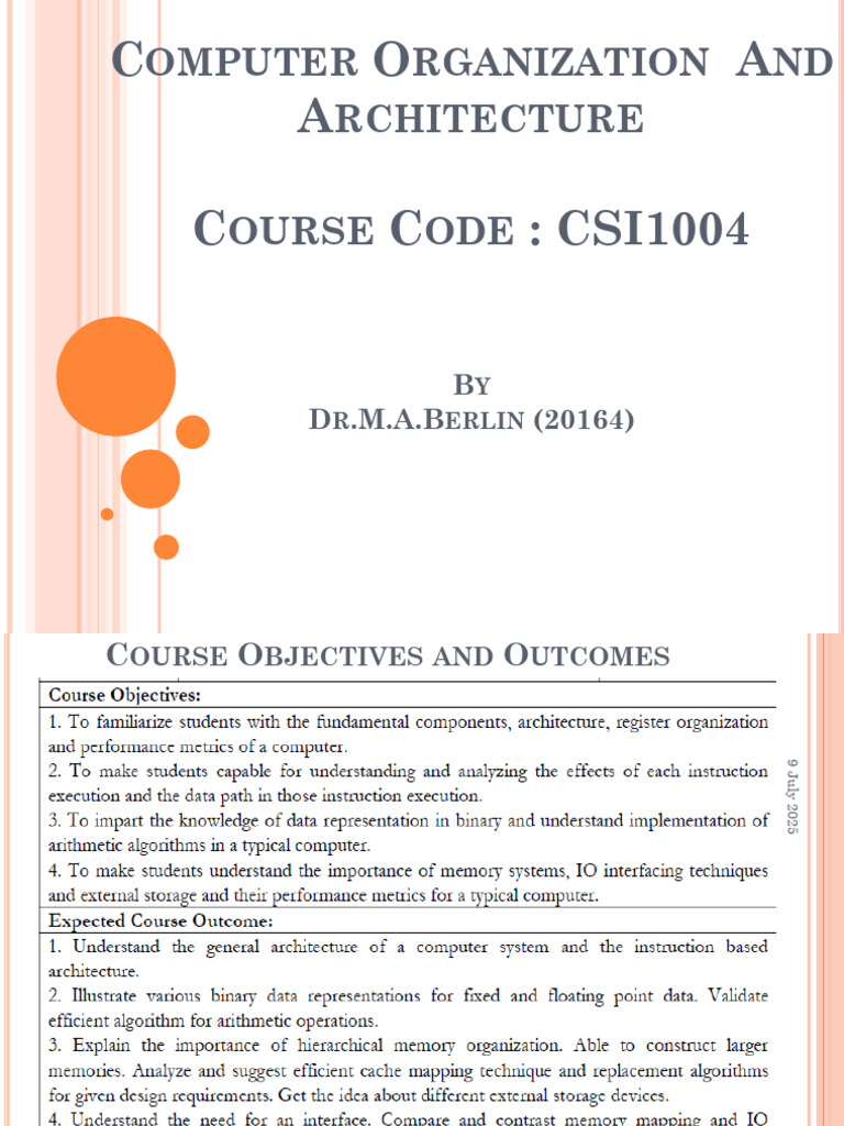 2-Introduction To Computer Systems, Overview of Organization and Architecture-0 | PDF | Computer ...