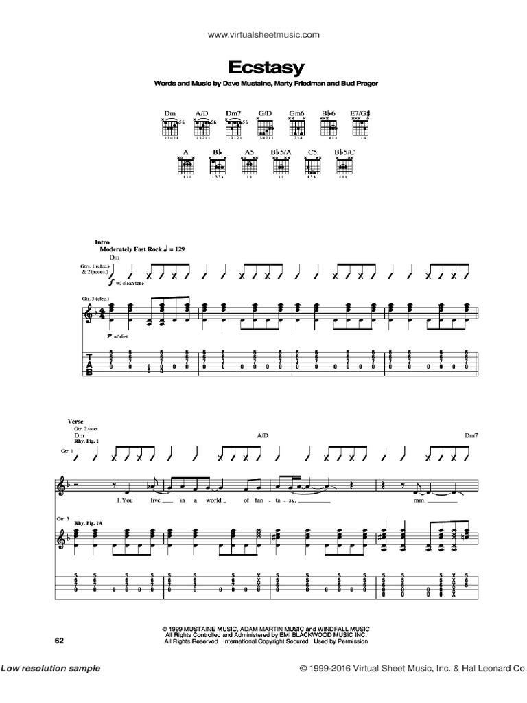 Ecstasy Megadeth | PDF