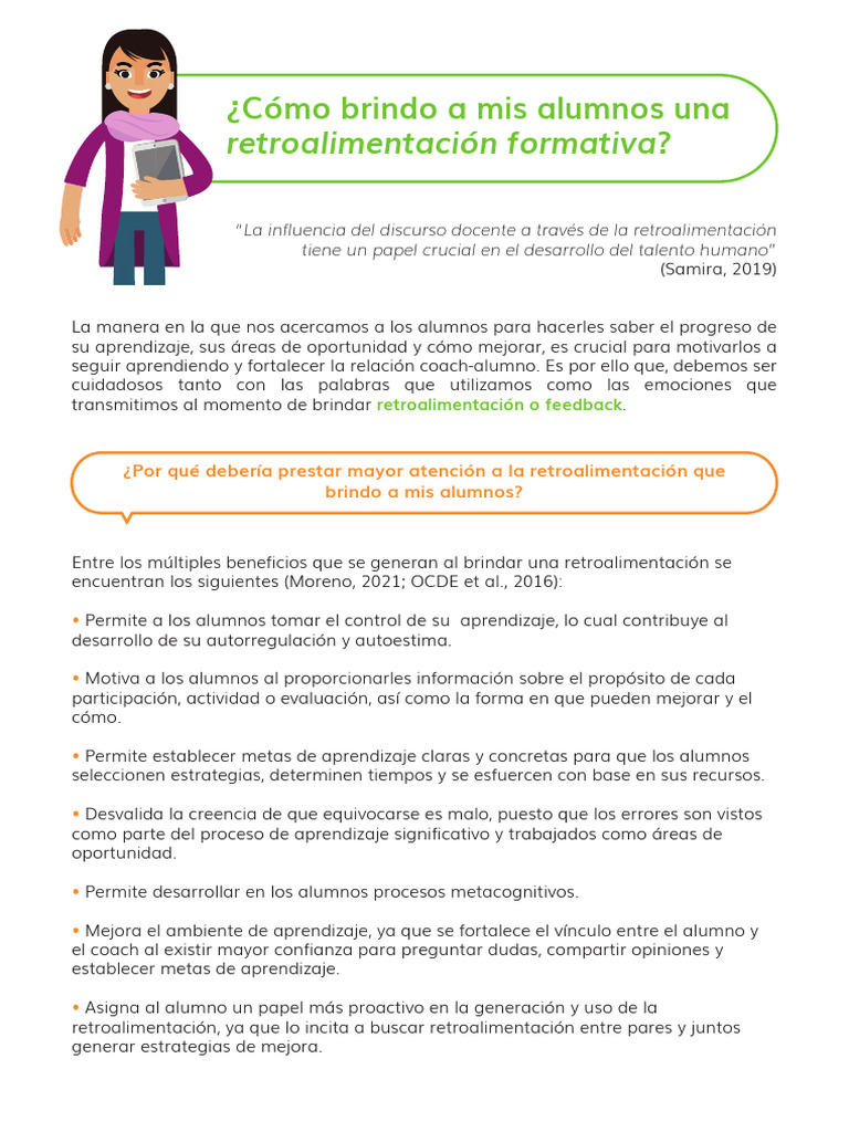 Retroalimentación Formativa Efectiva | PDF | Aprendizaje | Enseñando