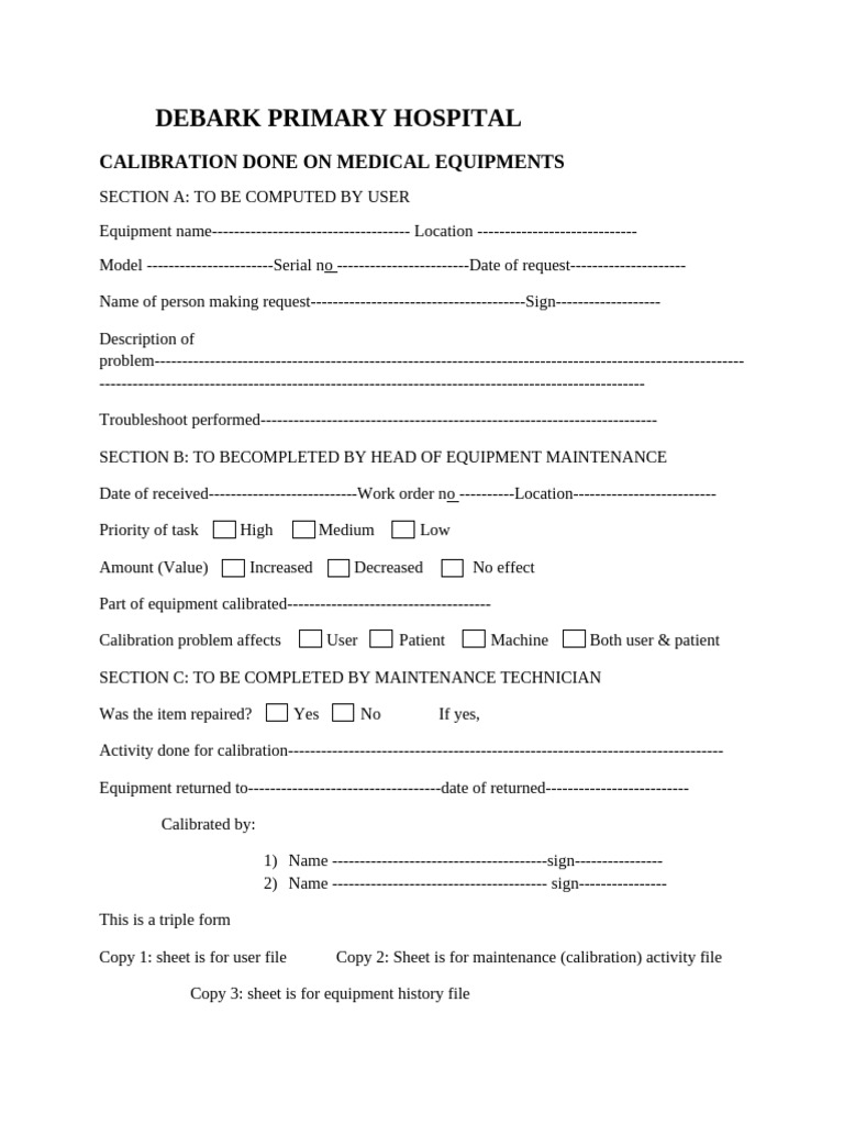 Debark Primary Hospital | PDF