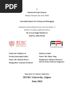 Internship Report Template for Students | PDF | Internship | Job Hunting