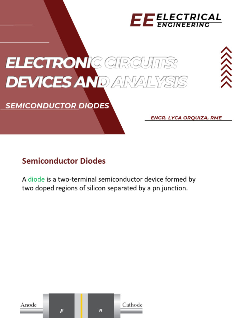 Edc Semiconductor Diodes | PDF | Diode | P–N Junction