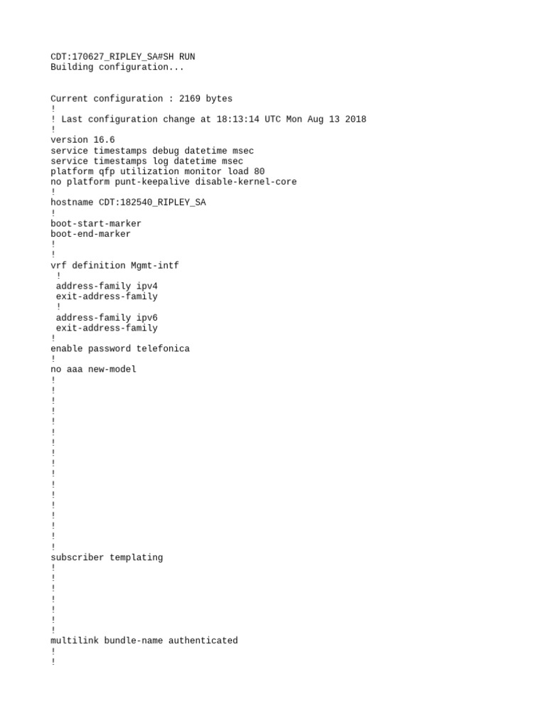 Router Cisco Con CDT | PDF