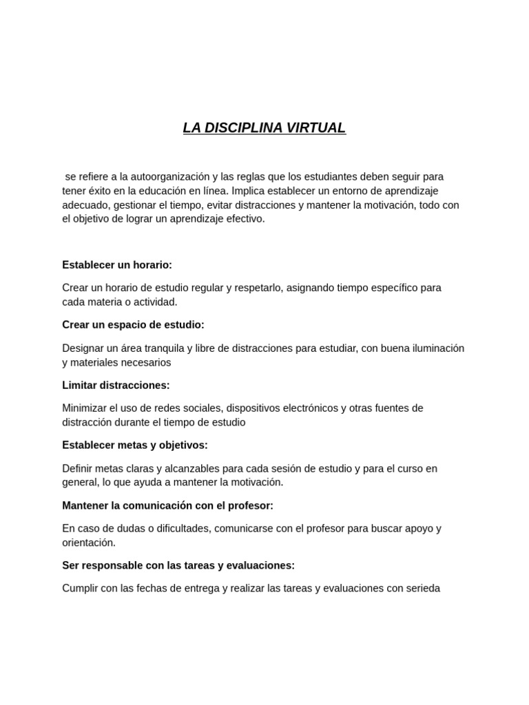 Disciplina Virtual | PDF