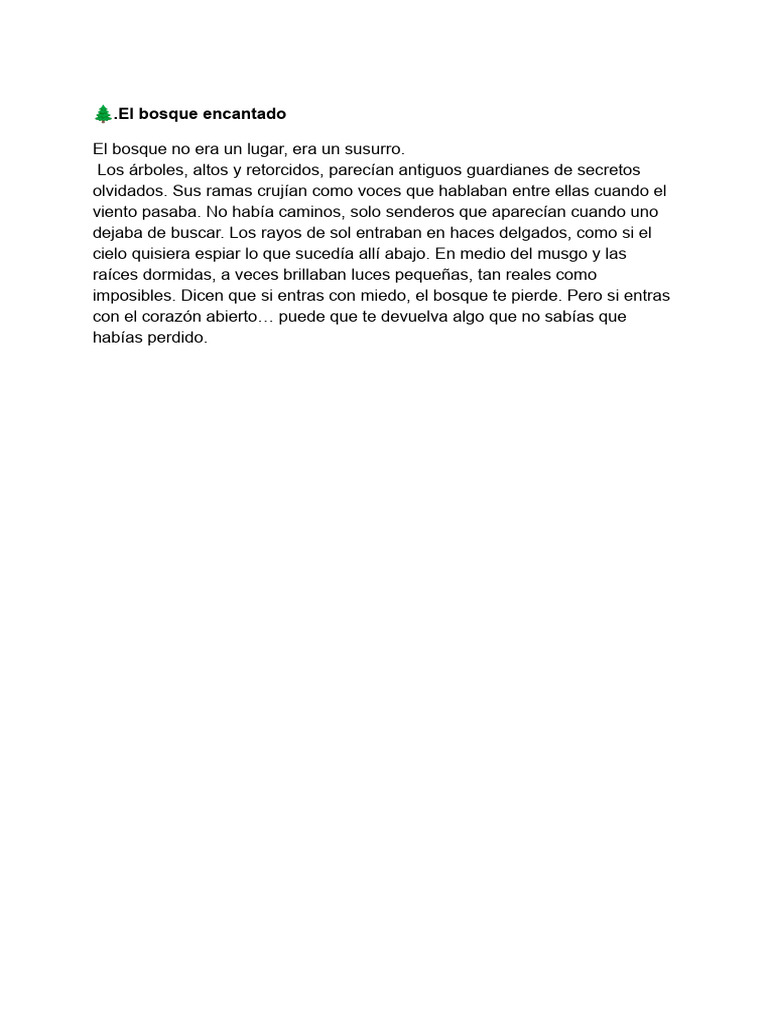 ?.el Bosque Encantado | PDF