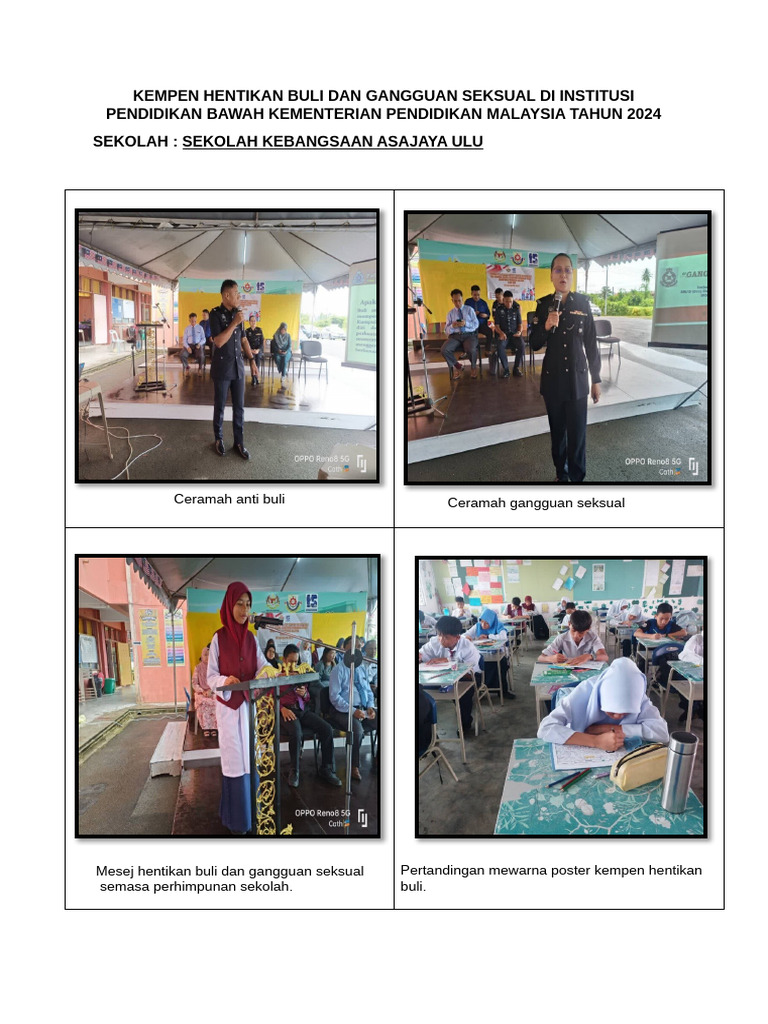 Kempen Hentikan Buli Dan Gangguan Seksual Di Institusi Pendidikan Bawah Kementerian Pendidikan ...