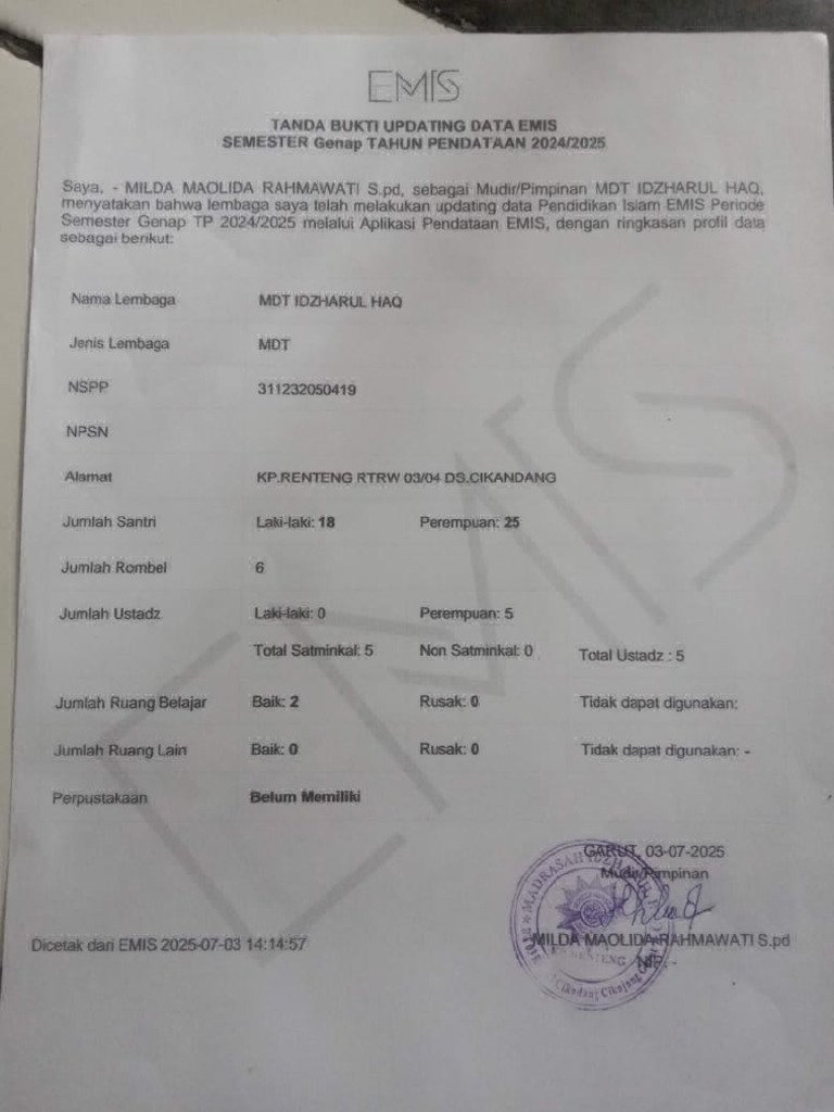 BAP 2024 2025 Genap 311232050419 MDT | PDF