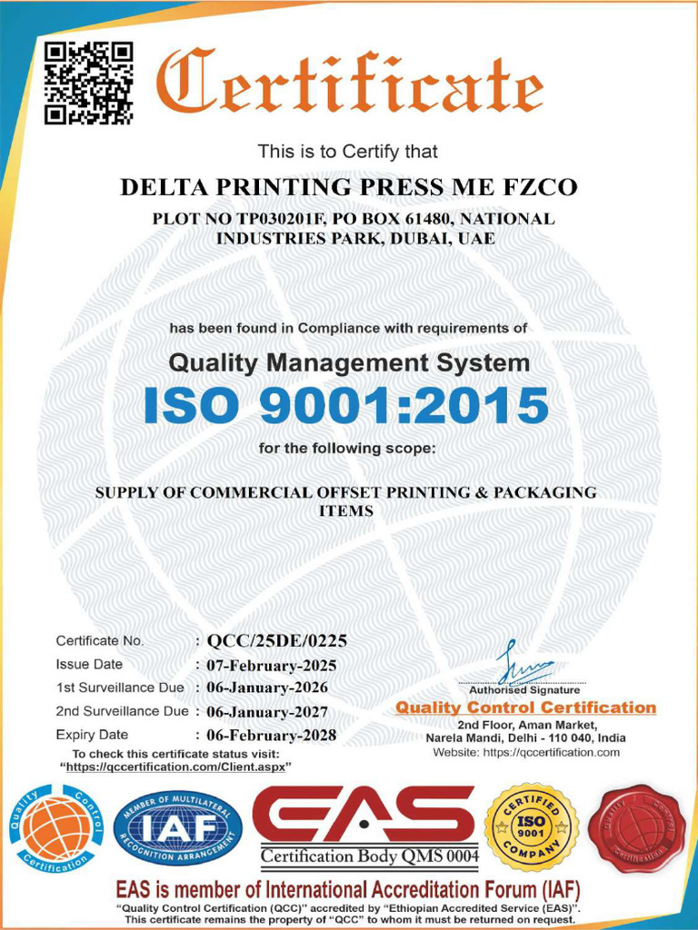 Ace-Iso 9001-2015 | PDF