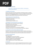 IND AS - 11 Construction Contracts | PDF | Revenue | Income Statement