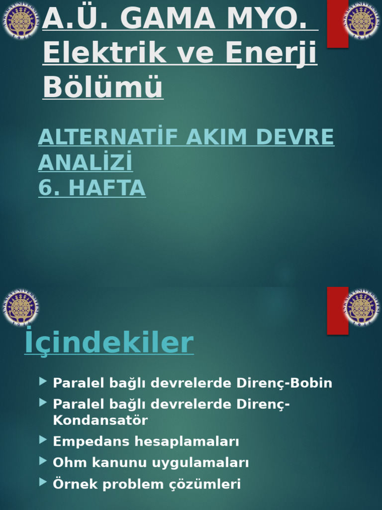 Hafta Ac Sunum | PDF