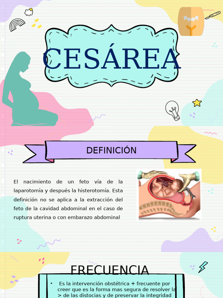 Indicaciones y Complicaciones de Cesárea | PDF | Parto | Seccion de cesárea